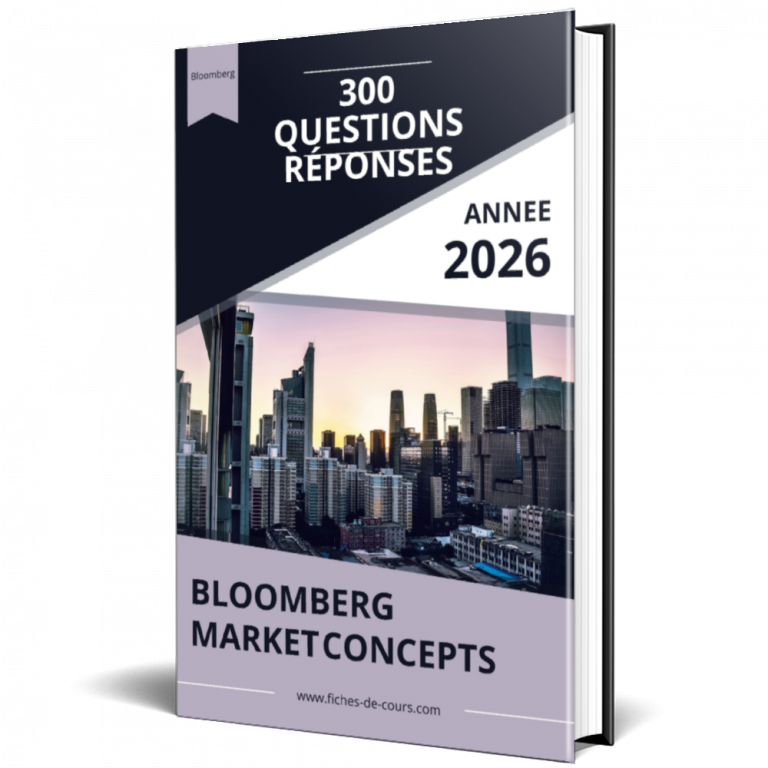 Fiches Certification Bloomberg Market Concepts 2026